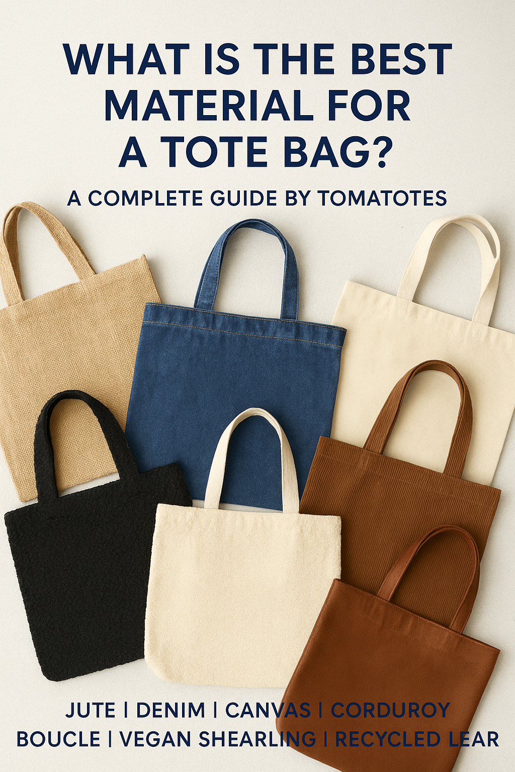 What Is the Best Material for a Tote Bag? A Complete Guide by Tomatotes ...